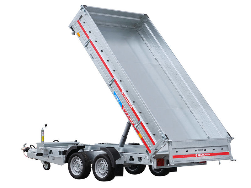 Temared DREISEITEN-KIPPER mit Stahlbordwänden und Elektropumpe