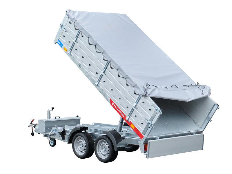 Temared Anhänger RÜCKWÄRTS-KIPPER mit Bordwanderhöhung