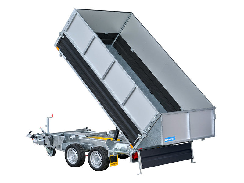 Humbaur Dreiseitenkipper 3500 kg mit Bordwanderhöhung und Rampen